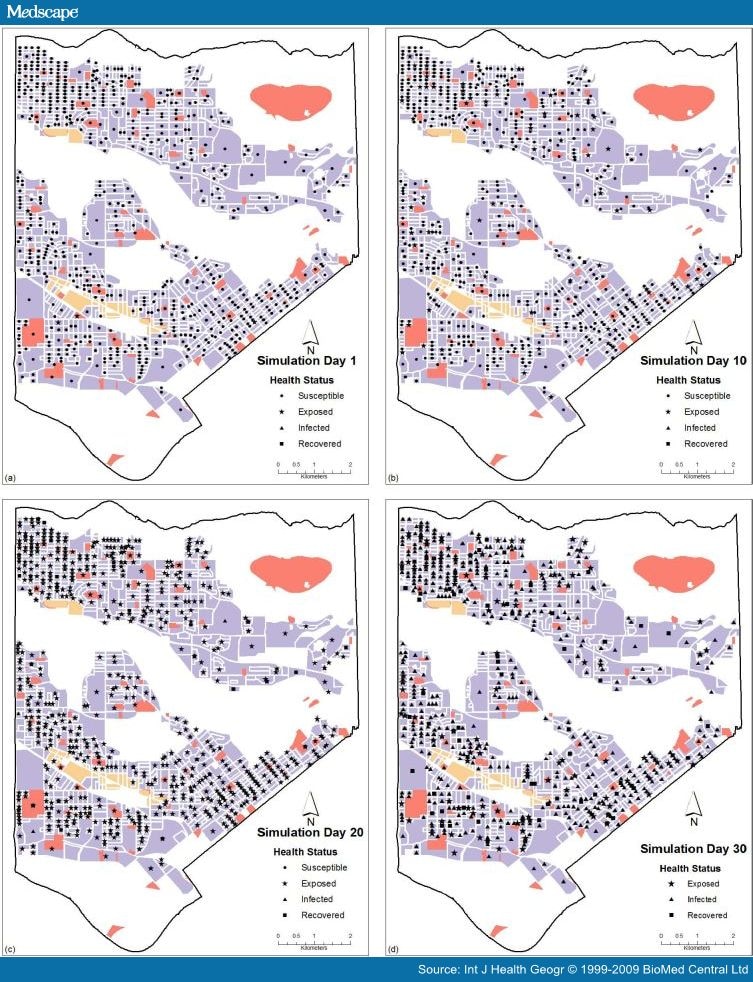 An Agent-Based Approach For Modeling Dynamics Of Contagious Disease ...