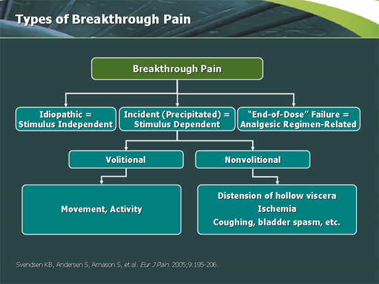 Breakthrough Pain in Cancer Patients: Characteristics, Prevalence, and ...