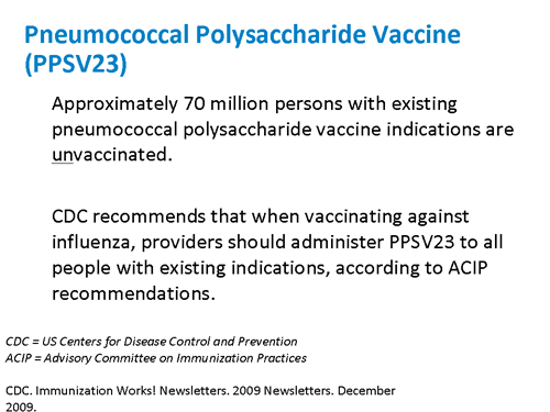 Pneumococcal Disease In Adults Updated Practice Recommendations