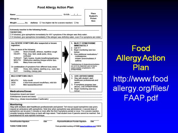Pediatric Anaphylaxis: Prevention, Diagnosis, and Treatment