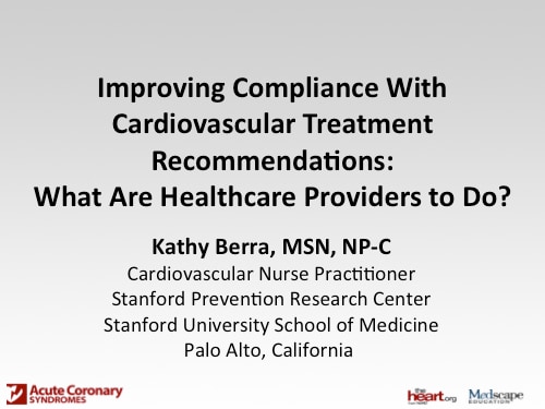 Improving Compliance With Cardiovascular Treatment Recommendations ...