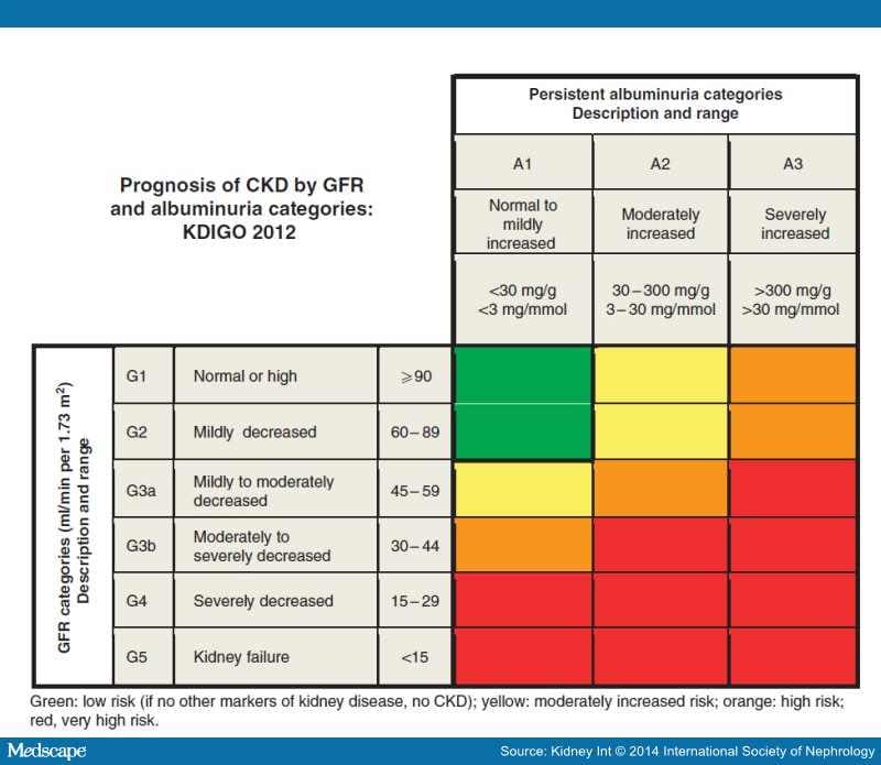 Summary of KDIGO 2012 CKD Guideline