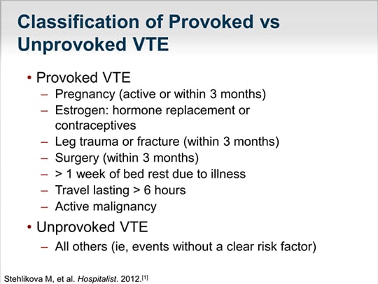 Management and Secondary Prophylaxis of VTE at the Crossroads (Transcript)