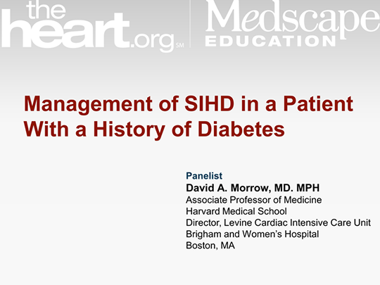 Case Perspectives in the Management of Stable Ischemic Heart Disease ...
