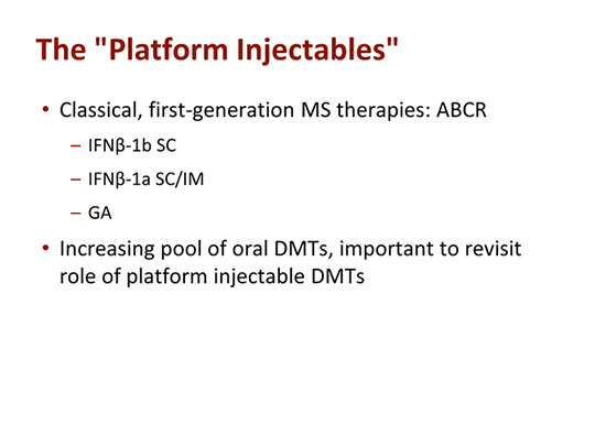 What Is the Role of Injectables in the Modern Era of MS Treatment ...