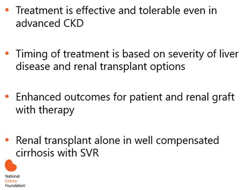 Hepatitis C Virus and Chronic Kidney Disease: Evidence-Based Management ...