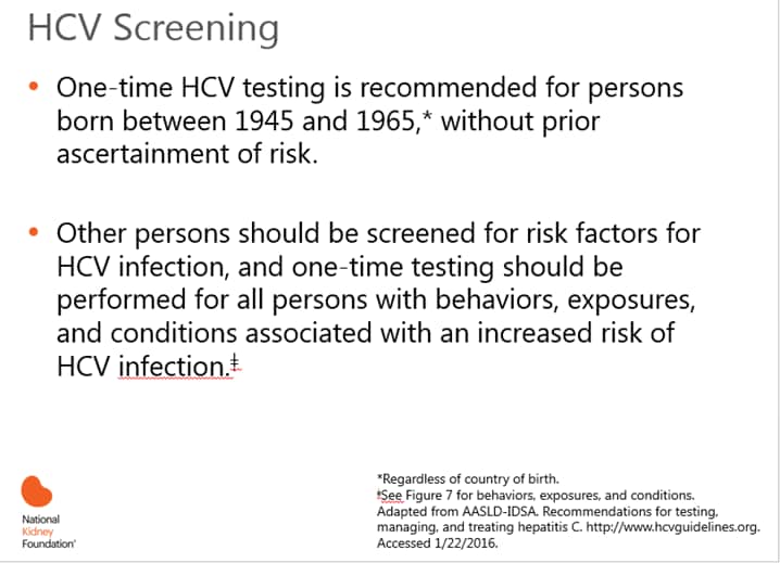 Hepatitis C Virus and Chronic Kidney Disease: Evidence-Based Management ...