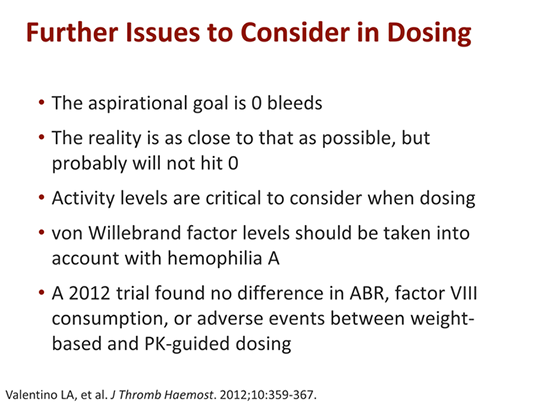 Individualizing Factor Replacement Therapy for Patients With Hemophilia ...