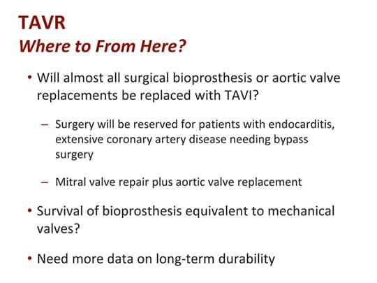High Risk to Low Risk: Where Does TAVR Stand? (Transcript)