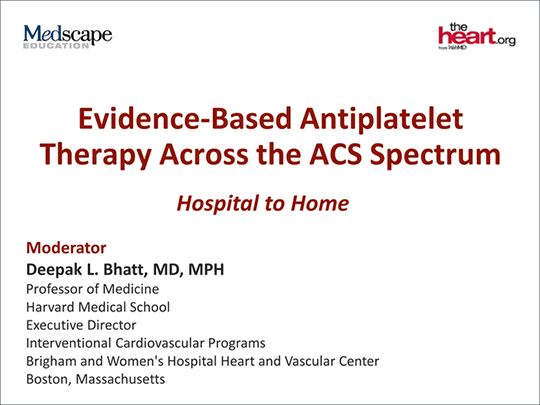 Evidence-Based Antiplatelet Therapy Across the ACS Spectrum: Hospital ...