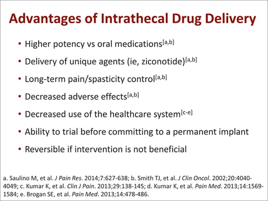 When Is Intrathecal Drug Delivery Appropriate? (Transcript)