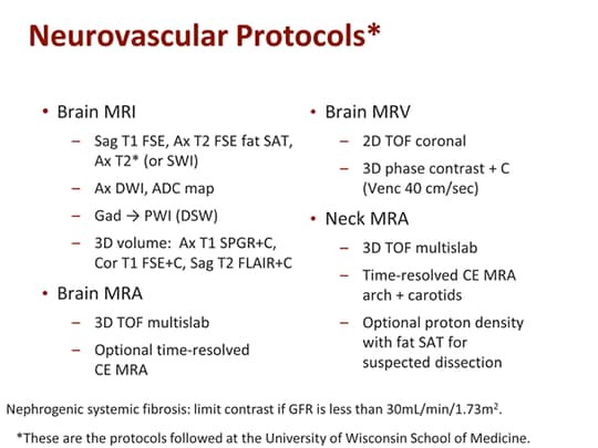 Best Practices for the Use of MRA in Stroke Diagnosis (Transcript)