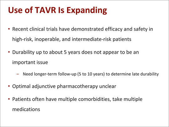 Anticoagulation Therapy in Patients Post-TAVR (Transcript)