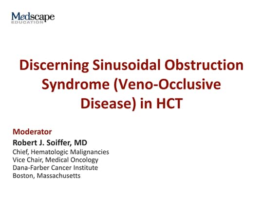 Discerning Sinusoidal Obstruction Syndrome (Veno-Occlusive Disease) in ...
