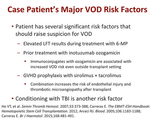 Discerning Sinusoidal Obstruction Syndrome (Veno-Occlusive Disease) in ...