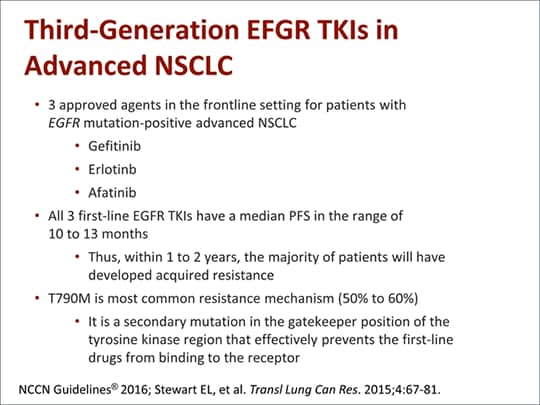 Updates and Perspectives on Third-Generation EGFR TKIs in Advanced ...
