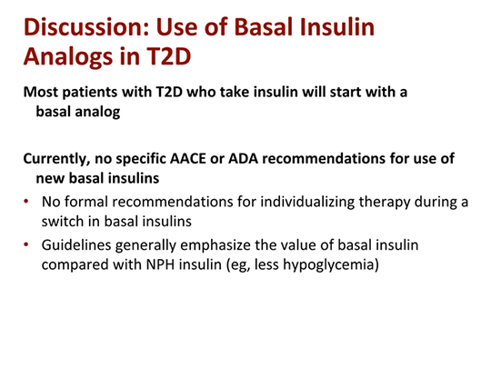 Novel Basal Insulin Formulations in the Modern Era of T2D Management ...