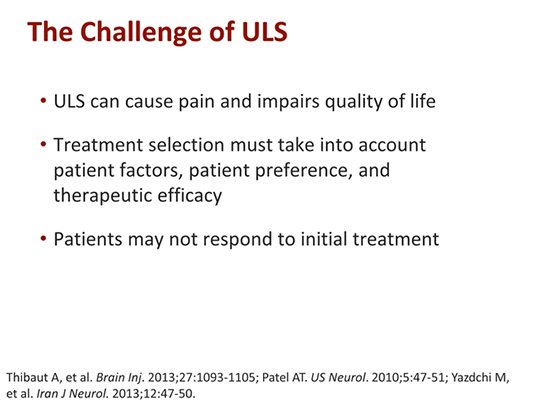 Management of Upper Limb Spasticity: Where Are We Now?
