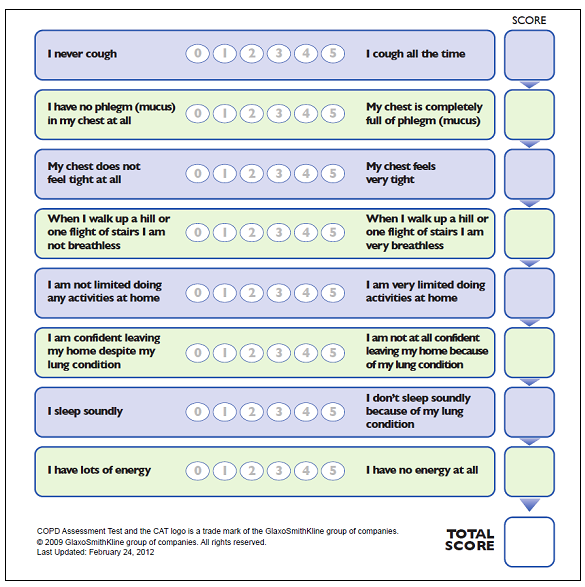 COPD Management Plans: Integrating Treatment and Exercise