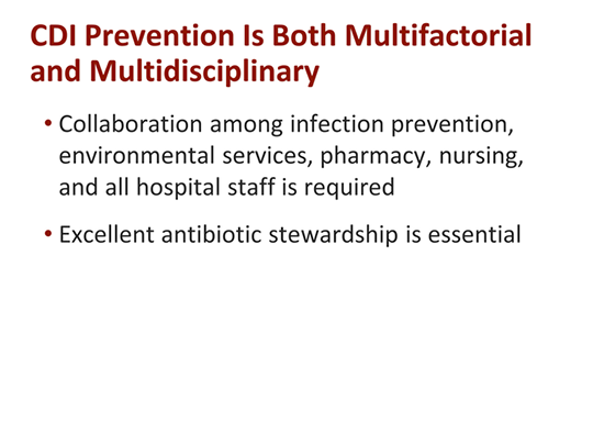 Probiotics In The Prevention Of C Difficile Infection What The Data Tell Us Transcript