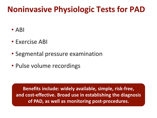 Understanding PAD: Recognition, Diagnosis and Treatment (Transcript)
