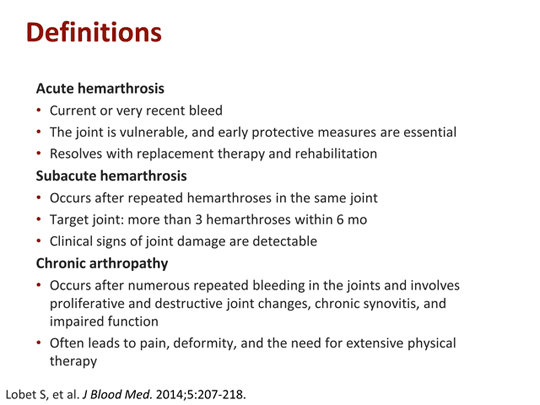 Optimizing Joint Health in Hemophilia (Transcript)