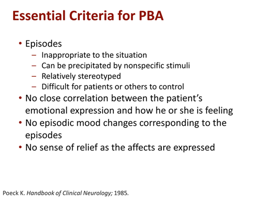 Understanding the Many Faces of Pseudobulbar Affect: Clinical ...