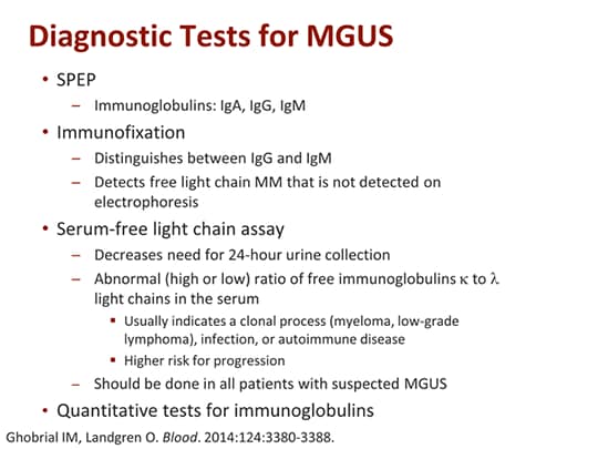 Diagnosing and Monitoring MGUS (Transcript)