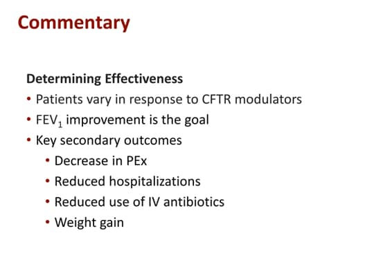 What’s New in CFTR Modulator Therapy? Notes From Orlando 2016 (Transcript)