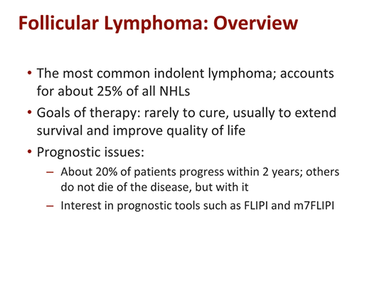 Recent Advances in the Treatment of Lymphoma