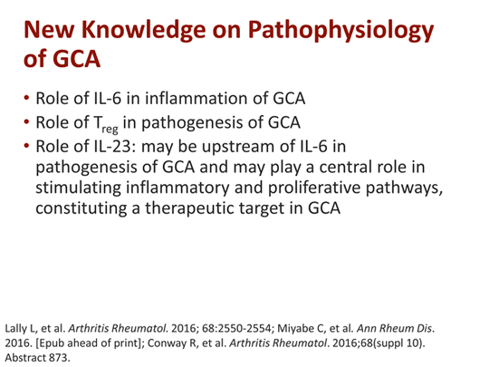 Giant Cell Arteritis: Timely Diagnosis and Emerging Treatment ...
