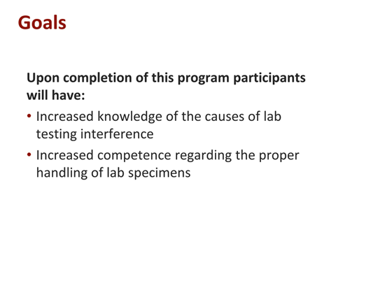 Clinical Strategies to Reduce Interferences in Laboratory Testing ...