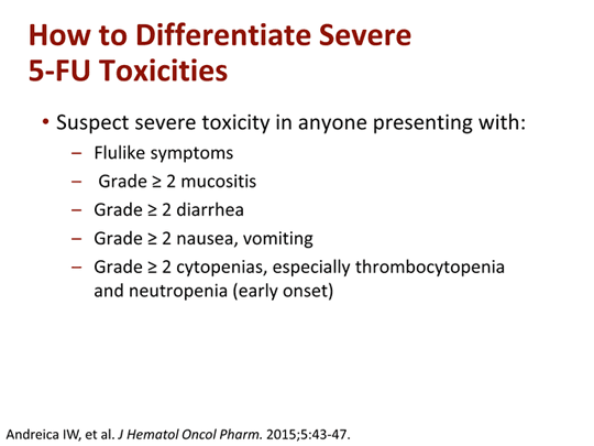Advances in the Management of Severe and Life-Threatening Chemotoxicity