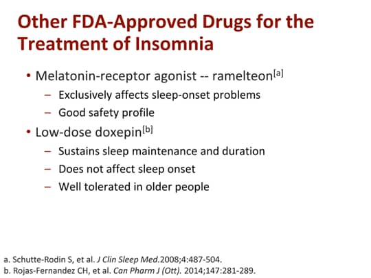 Hot Topics in Insomnia: Diagnosis and Management in Older Adults ...