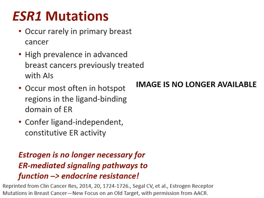 Hormone Receptor-Positive Advanced Breast Cancer: Will ESR1 Have a Role ...