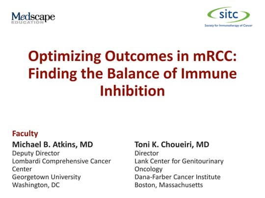Optimizing Outcomes in mRCC: Finding the Balance of Immune Inhibition