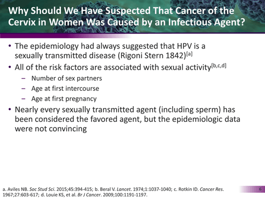 The Story of HPV: Yesterday, Today, and Tomorrow (Transcript)