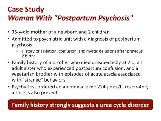 Hyperammonemia: Best Practices for Diagnosis and Treatment (Transcript)