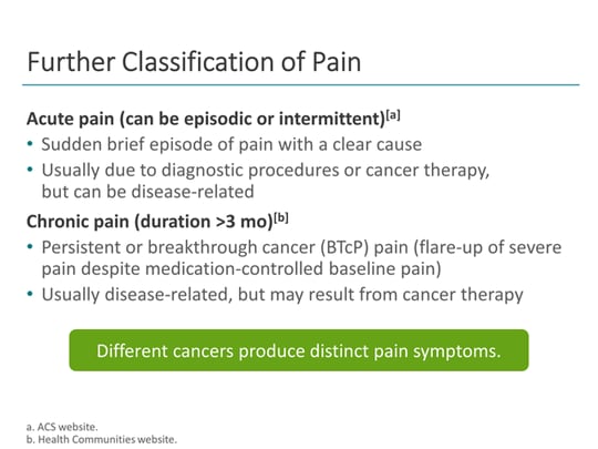 The Cancer Pain Journey: Optimizing Identification and Management ...
