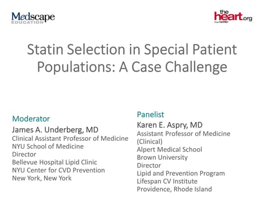 Statin Selection in Special Patient Populations: A Case Challenge ...