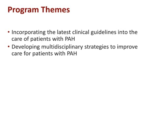 Getting With the PAH Guidelines: What Every Clinician Needs to Know ...