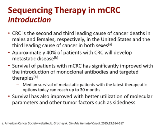 What to Do Next: Sequencing of Therapy in Patients With mCRC (Transcript)
