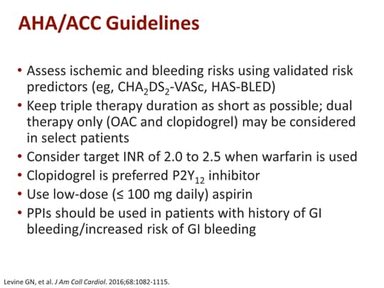 Atrial Fibrillation and PCI: How to Manage Patients on NOACs (Transcript)