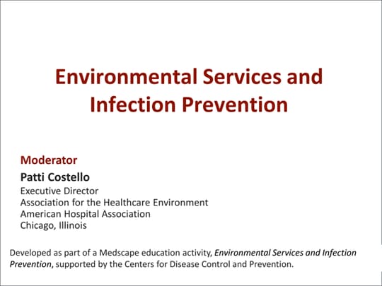 Environmental Services and Infection Prevention