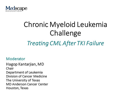 Chronic Myeloid Leukemia Challenge: Treating CML After TKI Failure