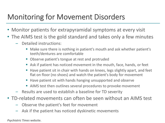 Psychiatrist's Role in Tardive Dyskinesia: From Diagnosis to Emerging ...