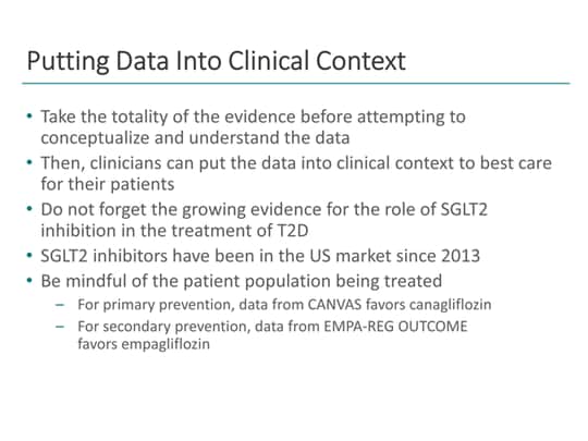 Emerging CVOT Data and Clinical Applications (Transcript)