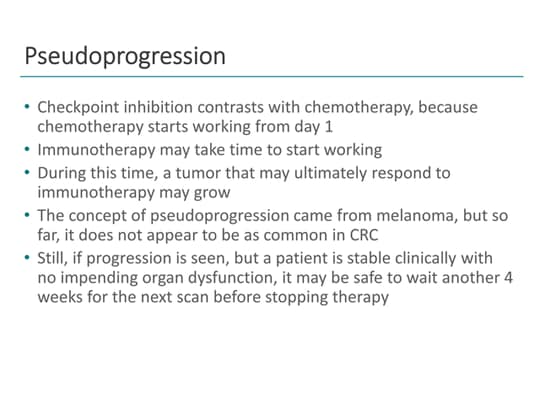 Emerging Considerations in the Use of Immune Checkpoint Inhibitors: CRC (Transcript)