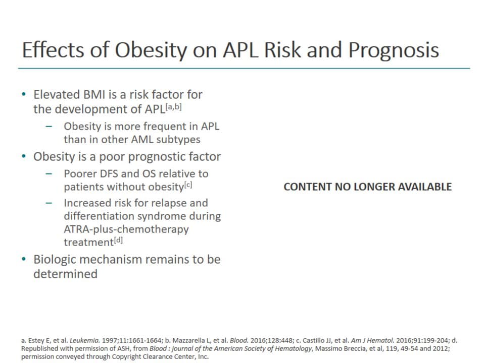 Updates in the Management of Acute Promyelocytic Leukemia (Transcript)