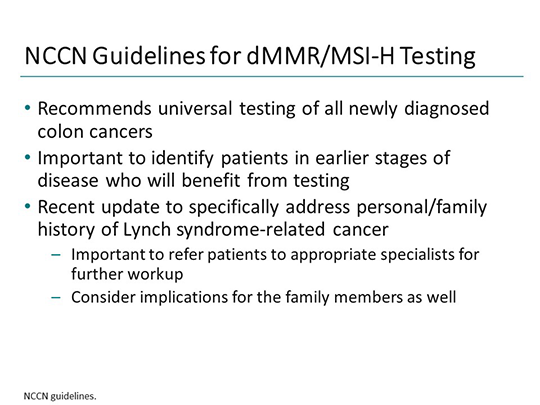 Emerging Considerations in the Use of Immune Checkpoint Inhibitors: What is MSI?